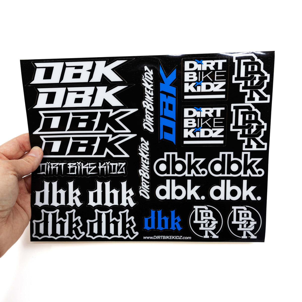 DBK Sticker Sheet | Moto Pack | High Quality Decals