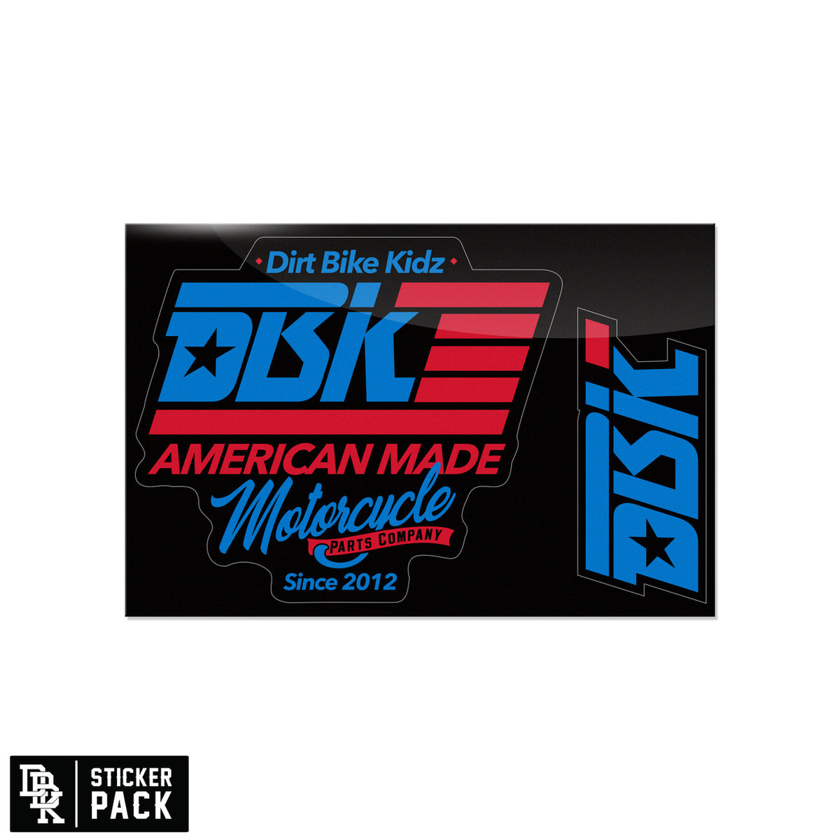 DBK Anthem | Parts Co. Sticker Pack | Worldwide Shipping – Dirt Bike Kidz