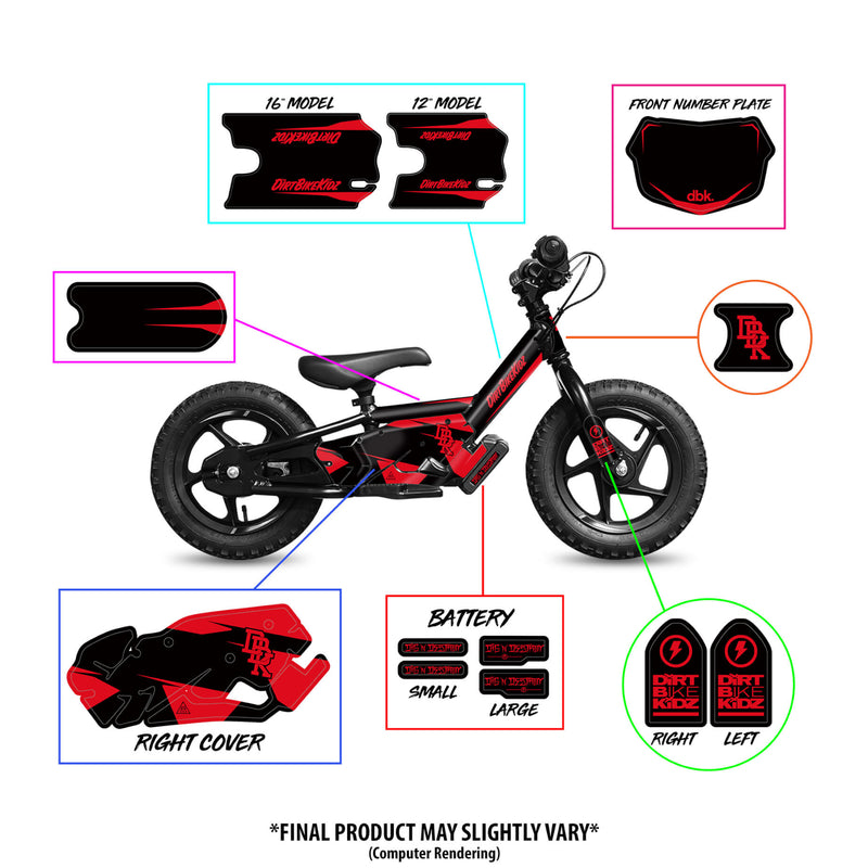 Customizable Stacyc Graphics | Dirt Bike Kidz | Motocross Graphics