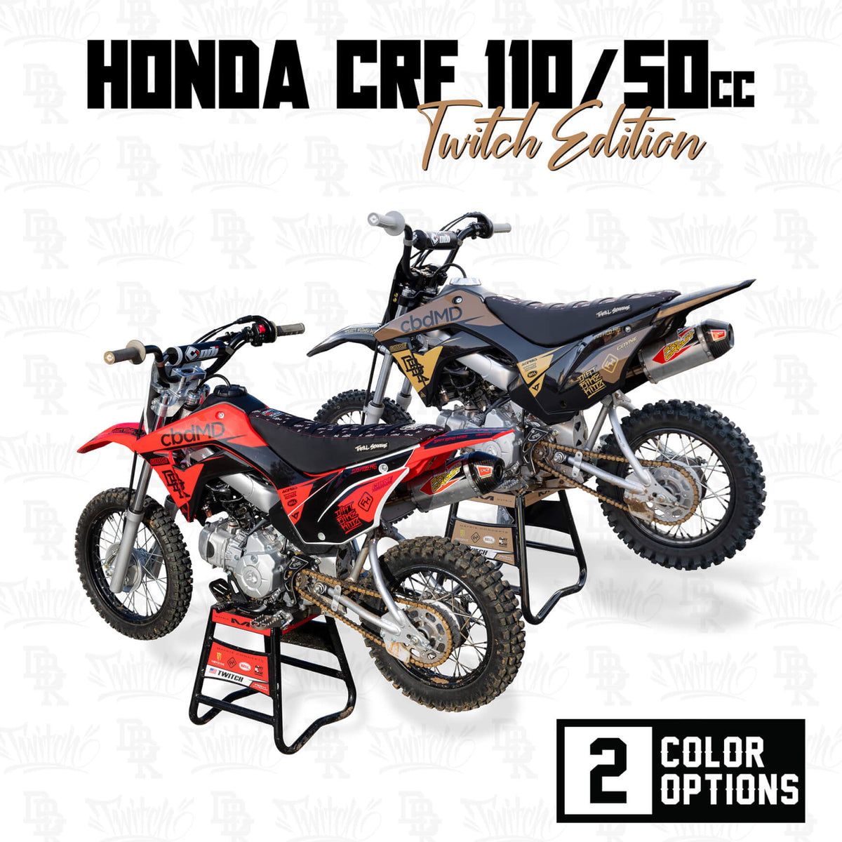Honda CRF 110 Twitch Edition | Replica Graphics | Worldwide Shipping ...