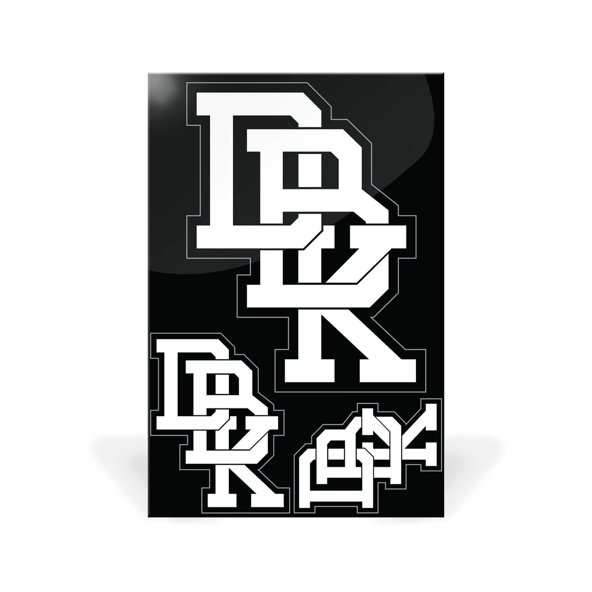 DBK Stacked Decals | Motocross Stickers | Global Shipping