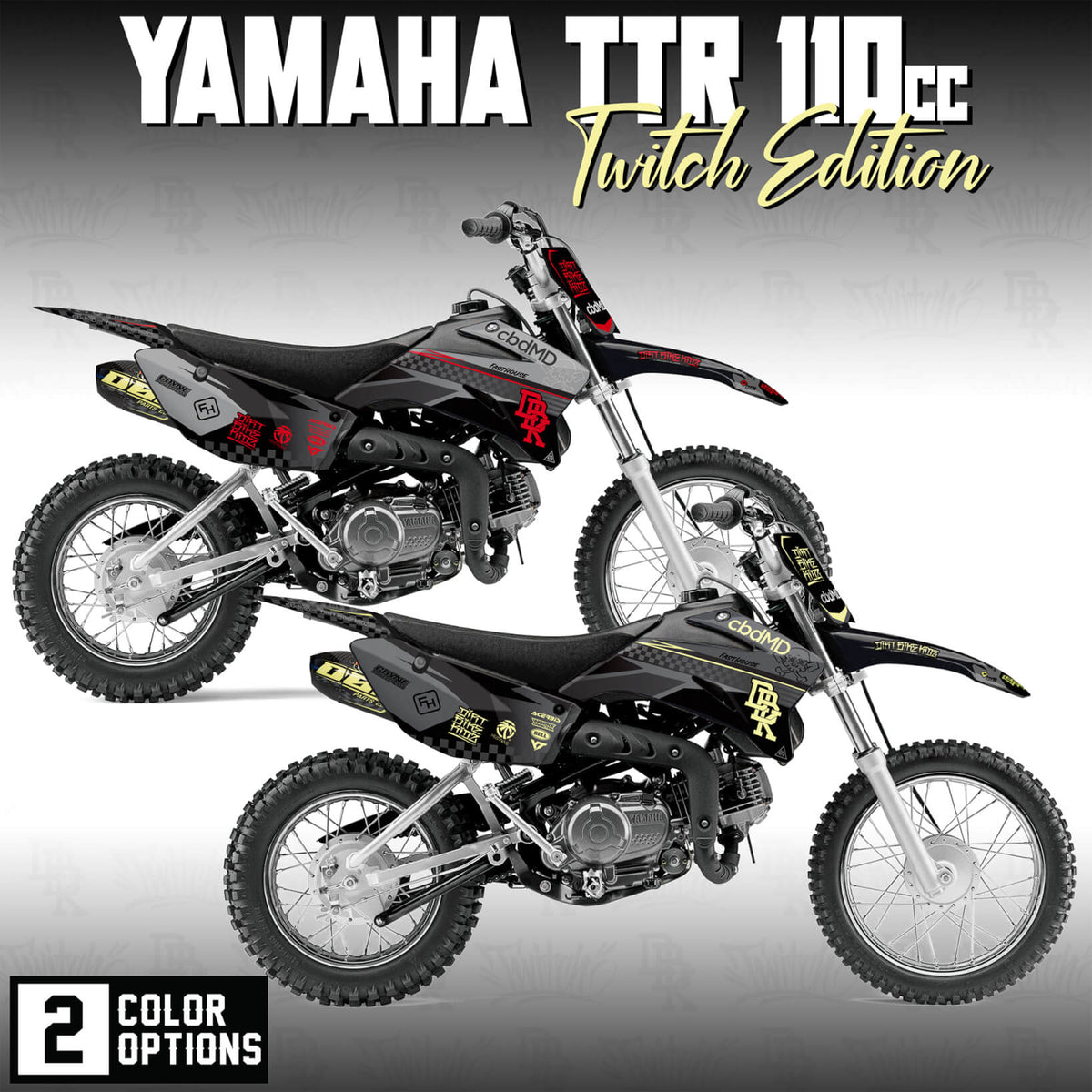 Yamaha TTR110 | DBK Signature Graphic Kits | Faded