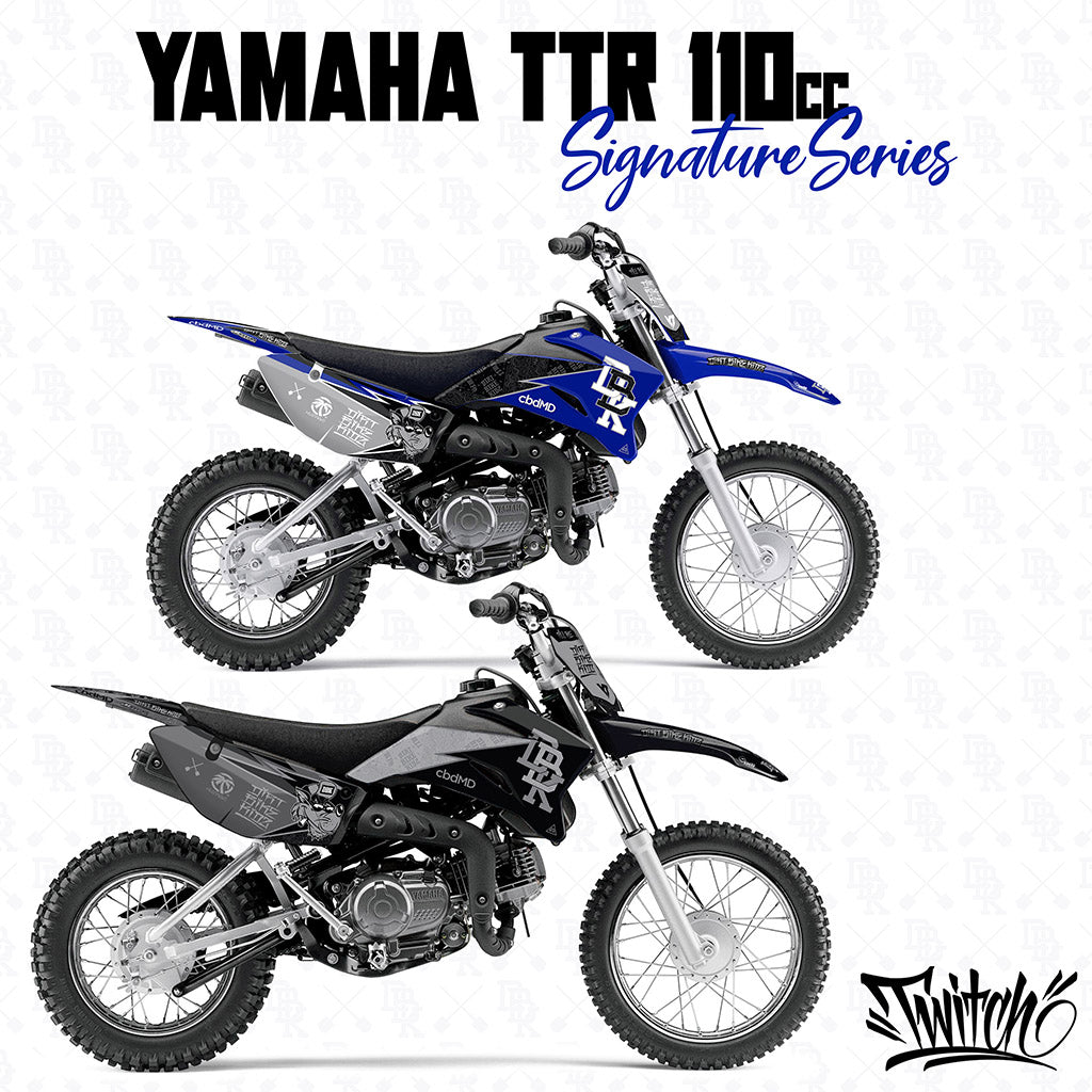 Yamaha TTR110 - DBK Twitch Signature Graphics Kit – Dirt Bike Kidz